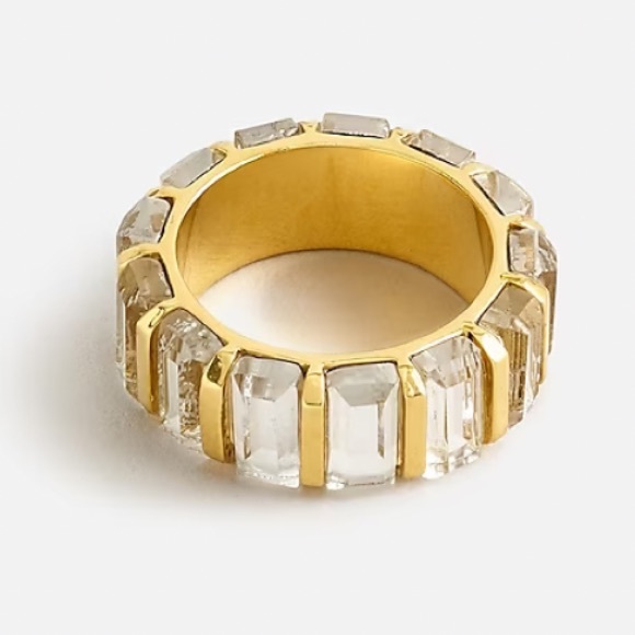 J. Crew | Jewelry | J Crew All Over Stone Ring | Poshmark